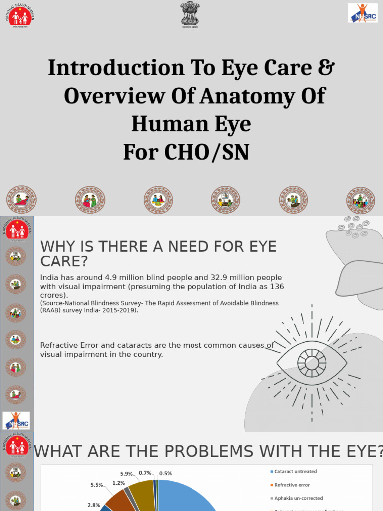 1.1 - Introduction To Eye Care - Anatomy of HUman Eye | PDF | Human Eye ...