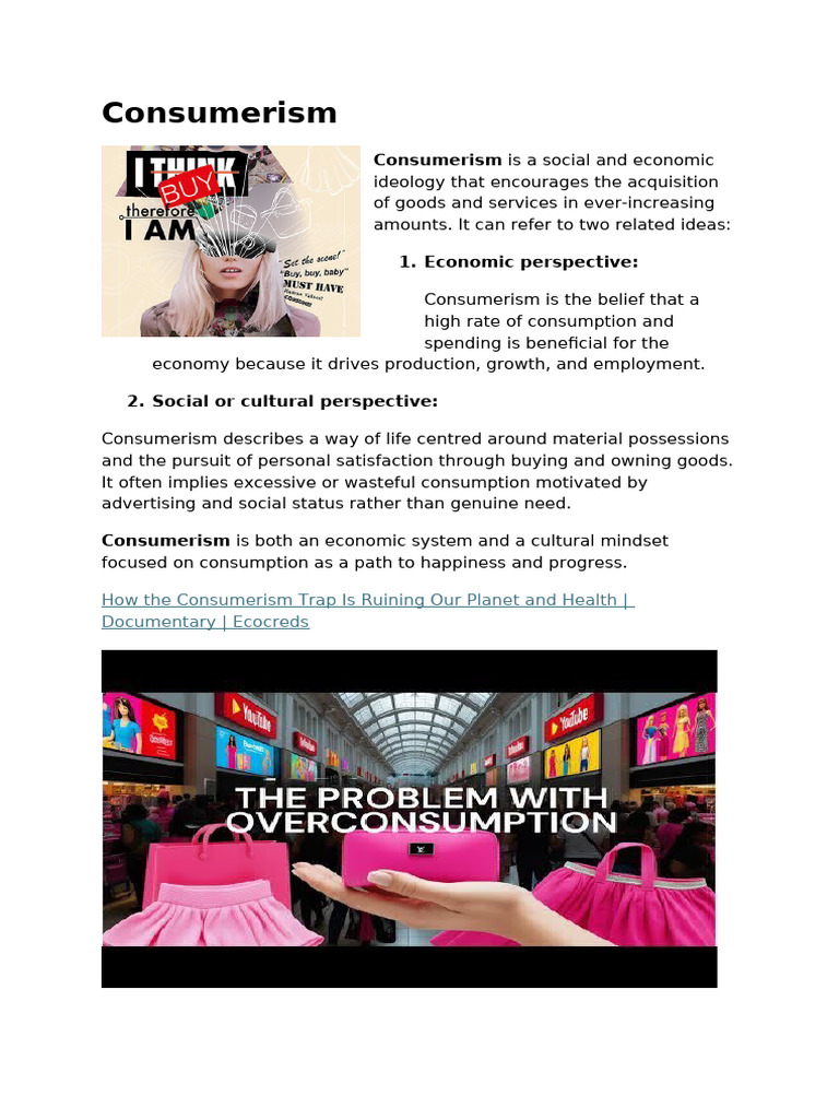 3) Consumerism | PDF | Consumerism | Psychology
