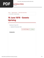Soweto Uprising: Youth Against Apartheid | PDF | Apartheid | Protest