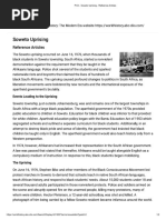 Soweto Uprising: Youth Against Apartheid | PDF | Apartheid | Protest