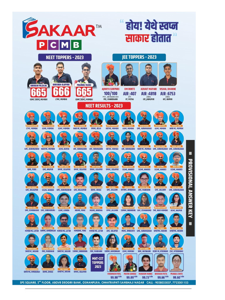 BTS JEE CT-08 (08!12!25) Provisional Answer-key | PDF