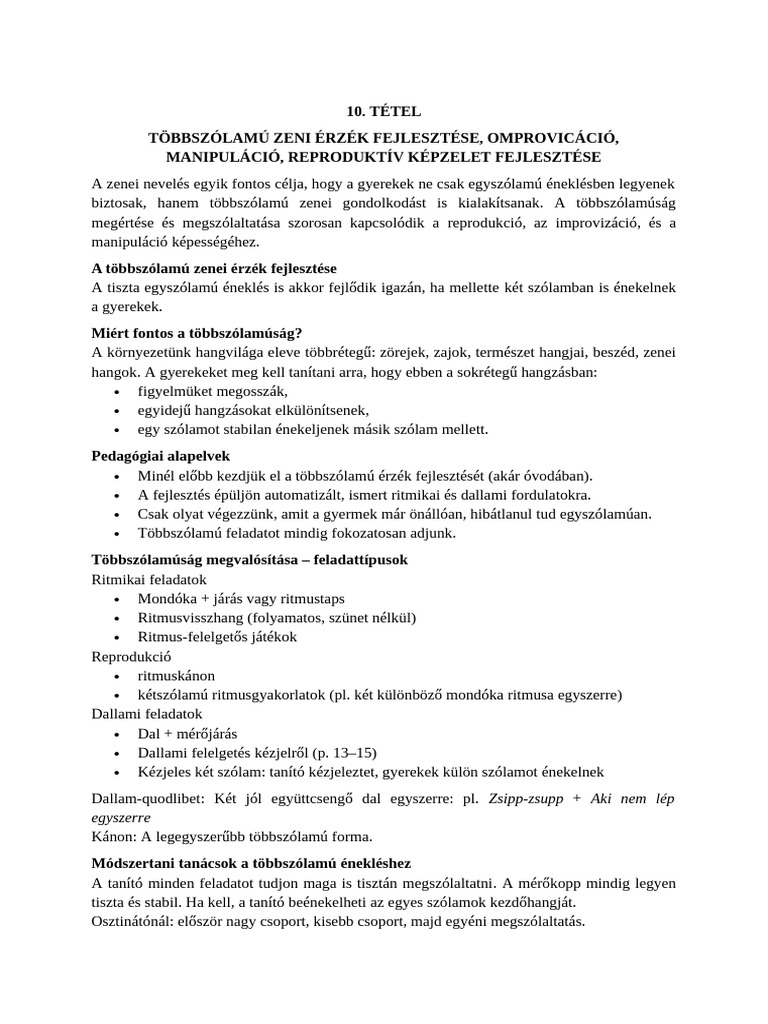 Tétel | PDF