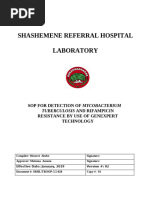 GeneXpert Testing SOP Overview | PDF | Tuberculosis | Polymerase Chain ...
