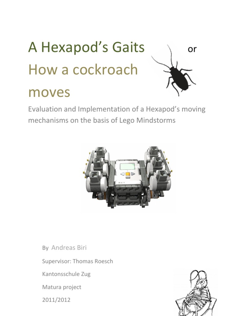A Hexapod's Gaits - How A Cockroach Moves | PDF | Horse Gait | Walking