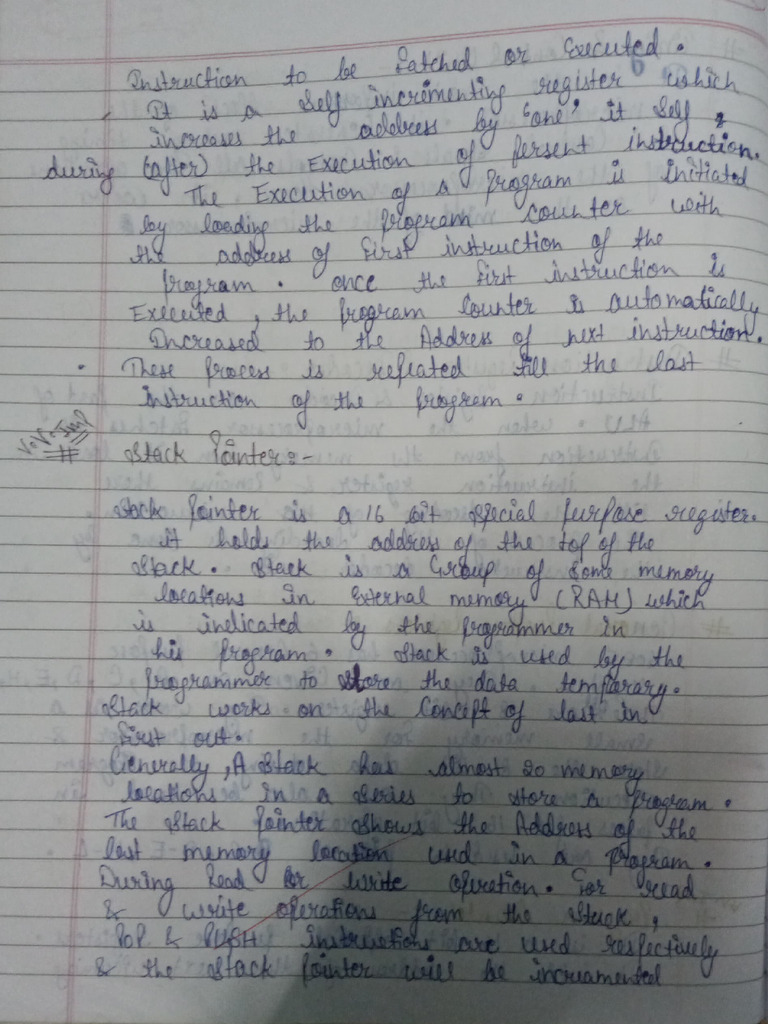 Microprocessor 2nd Notes | PDF