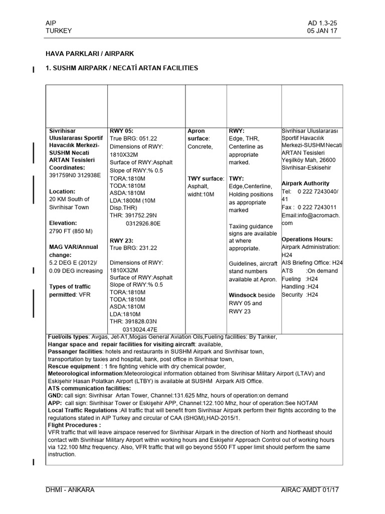 shm_aip-1 | PDF | Visual Flight Rules | Aerospace
