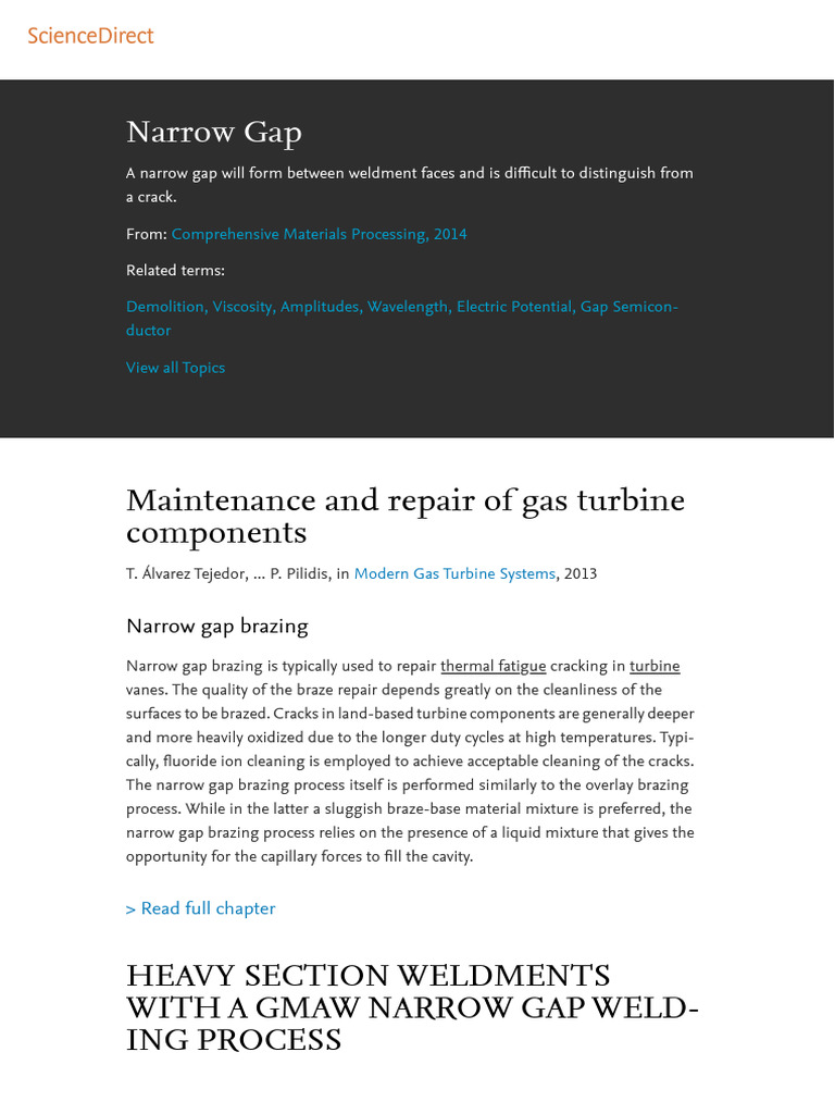 GMAW Narrow Gap | PDF | Welding | Construction