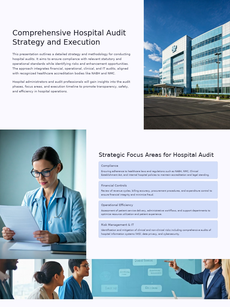 Comprehensive Hospital Audit Strategy and Execution | PDF | Audit ...