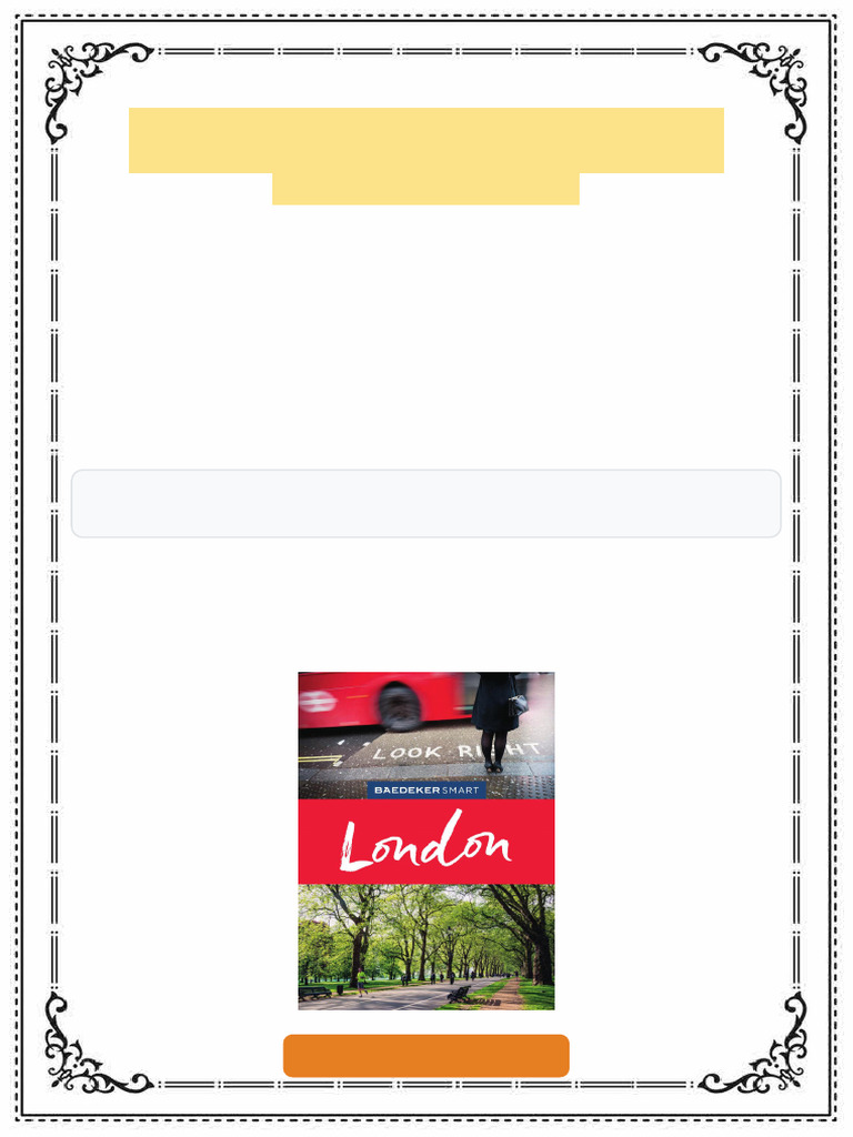 Baedeker SMART Reiseführer London 4th Edition Birgit Weber ebook ...