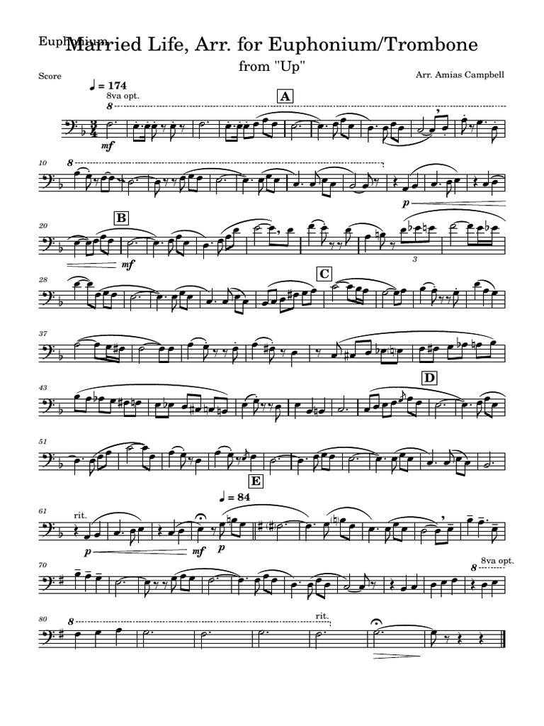 Married Life | PDF | Brass Instruments