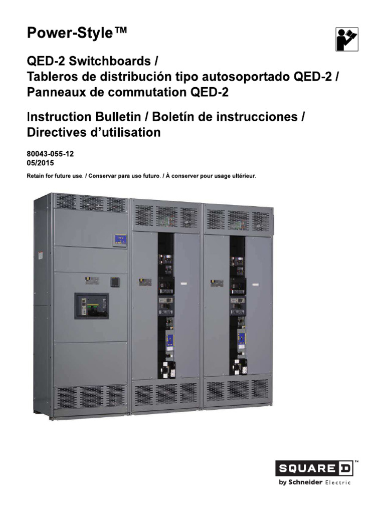 QED Switchboard Instruction Bulletin | PDF