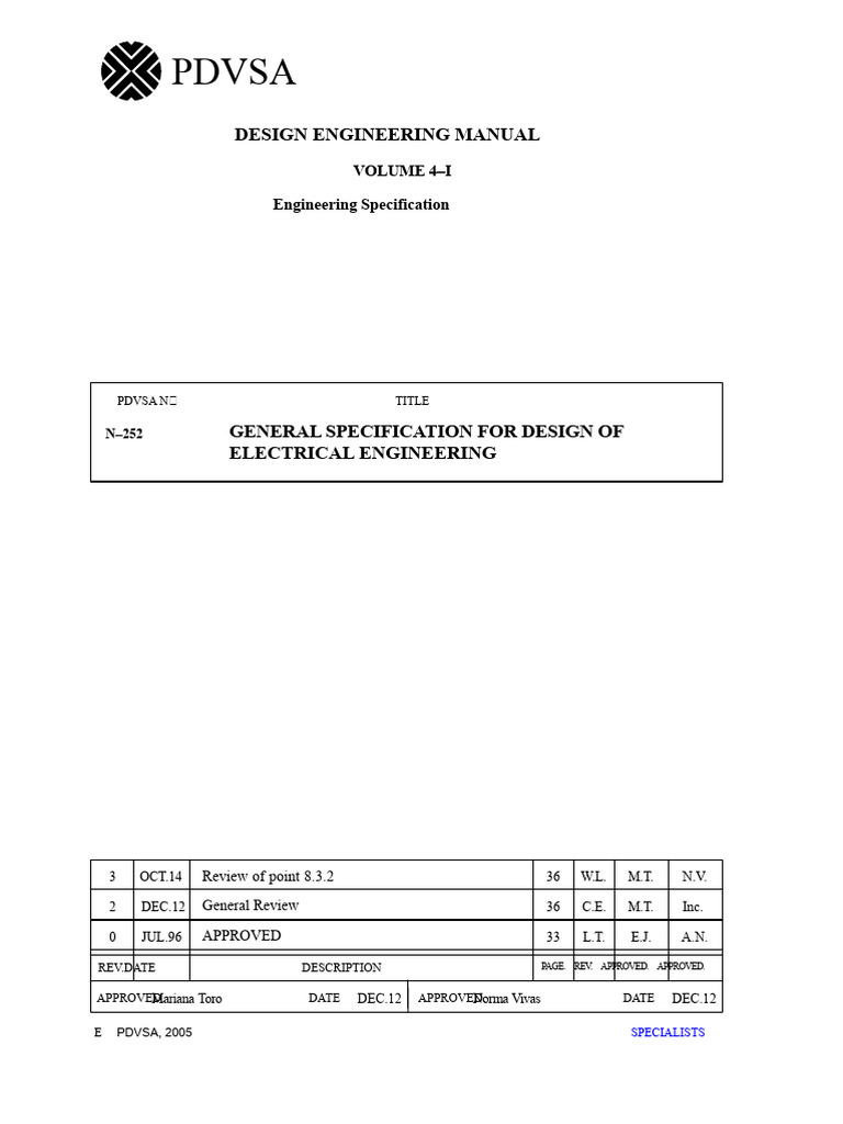 n-252 Electrical Engineering Design | PDF | Electric Power Distribution ...