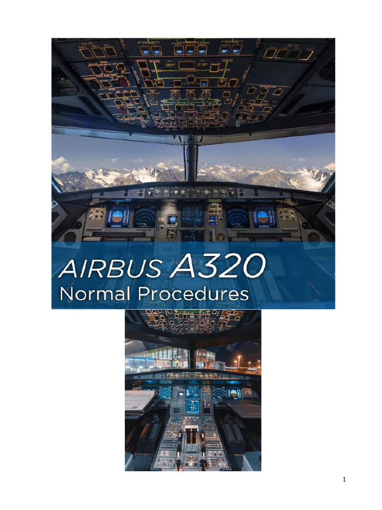 Procedimentos Normais Airbus A320 | PDF | Motores | Aeroespacial