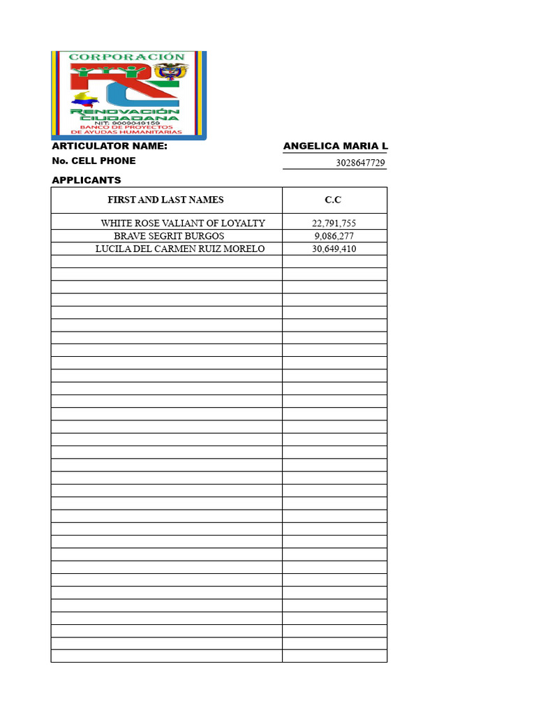Senior Adult Bond Format C.R.C Gesara Law | PDF