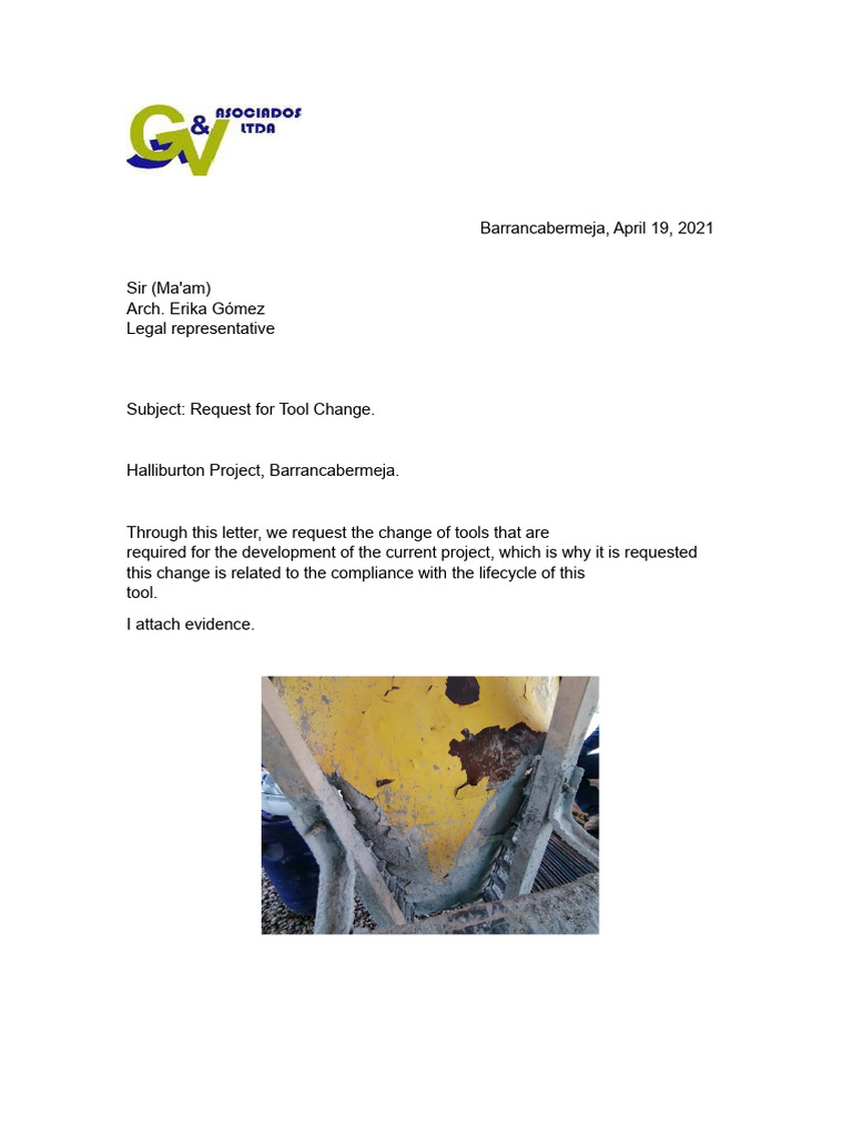 Request For Tool Change | PDF
