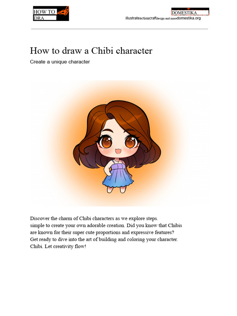 Domestika - How to draw a Chibi character | PDF