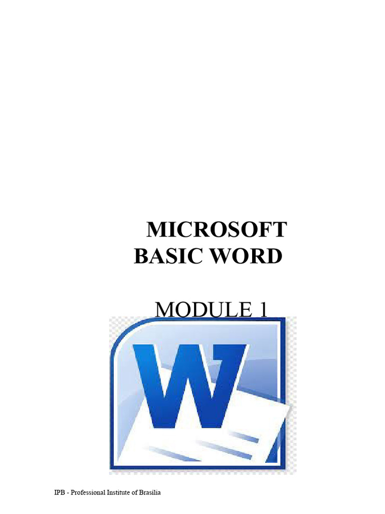 Microsoft Word Basics Guide Pdf Microsoft Word Computer File