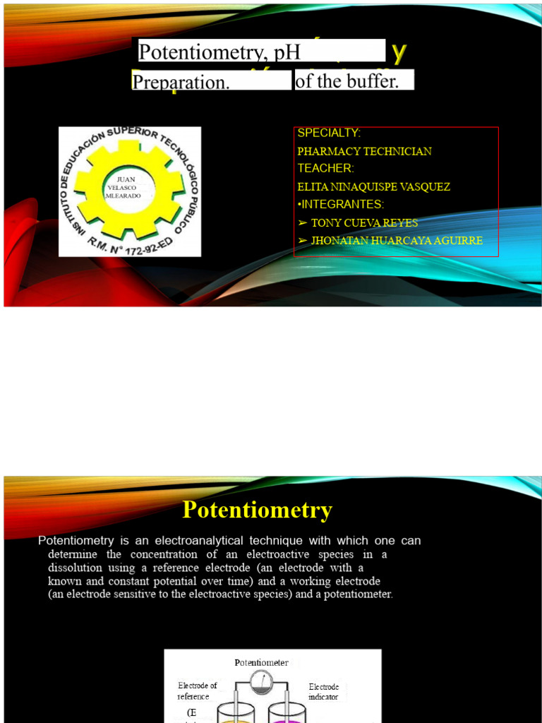 Week 10 Potentiometry, PH, and Buffer Preparation | PDF | Ph | Acid