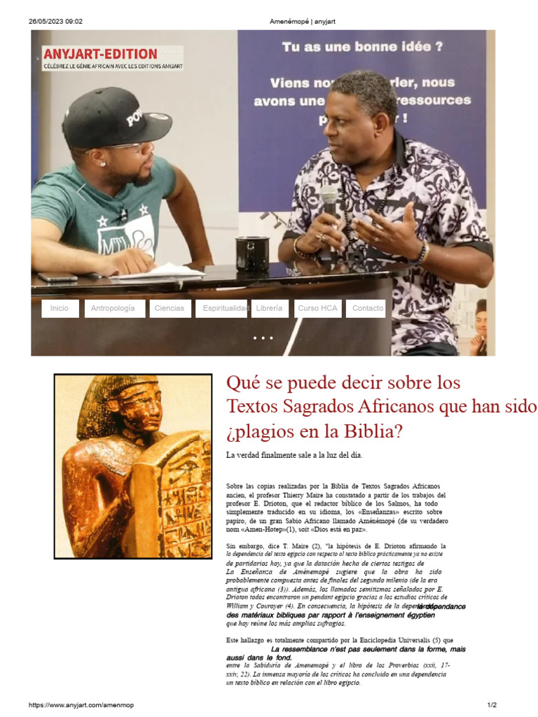Amenémopé _ anyjart | PDF | Biblia | Textos Religiosos