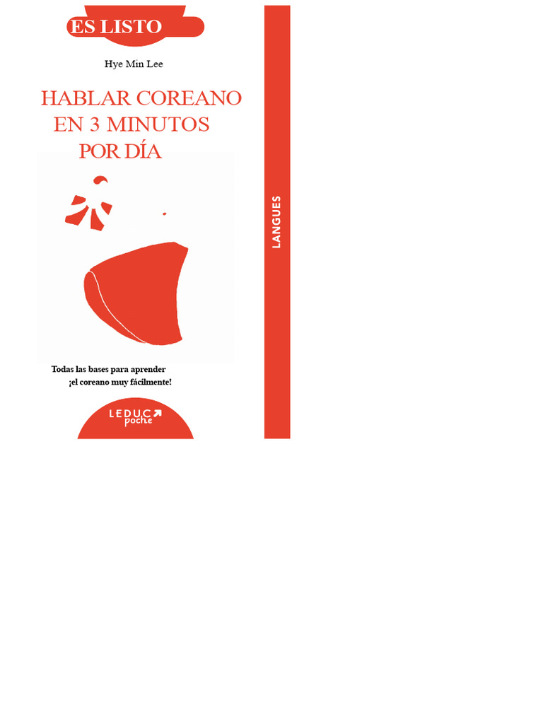 Hablar Coreano en 3 Minutos Al Día | PDF | Verbo | Vocal