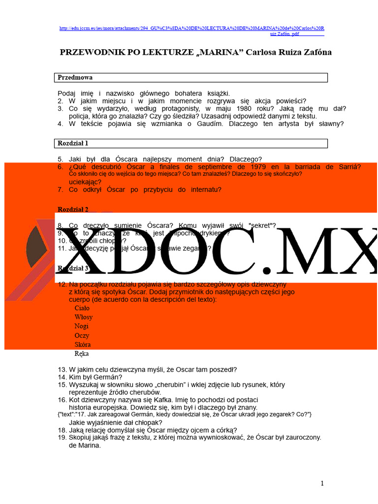 xdoc.mx-przewodnik-po-lekturze-mariny-carlos-ruiz | PDF