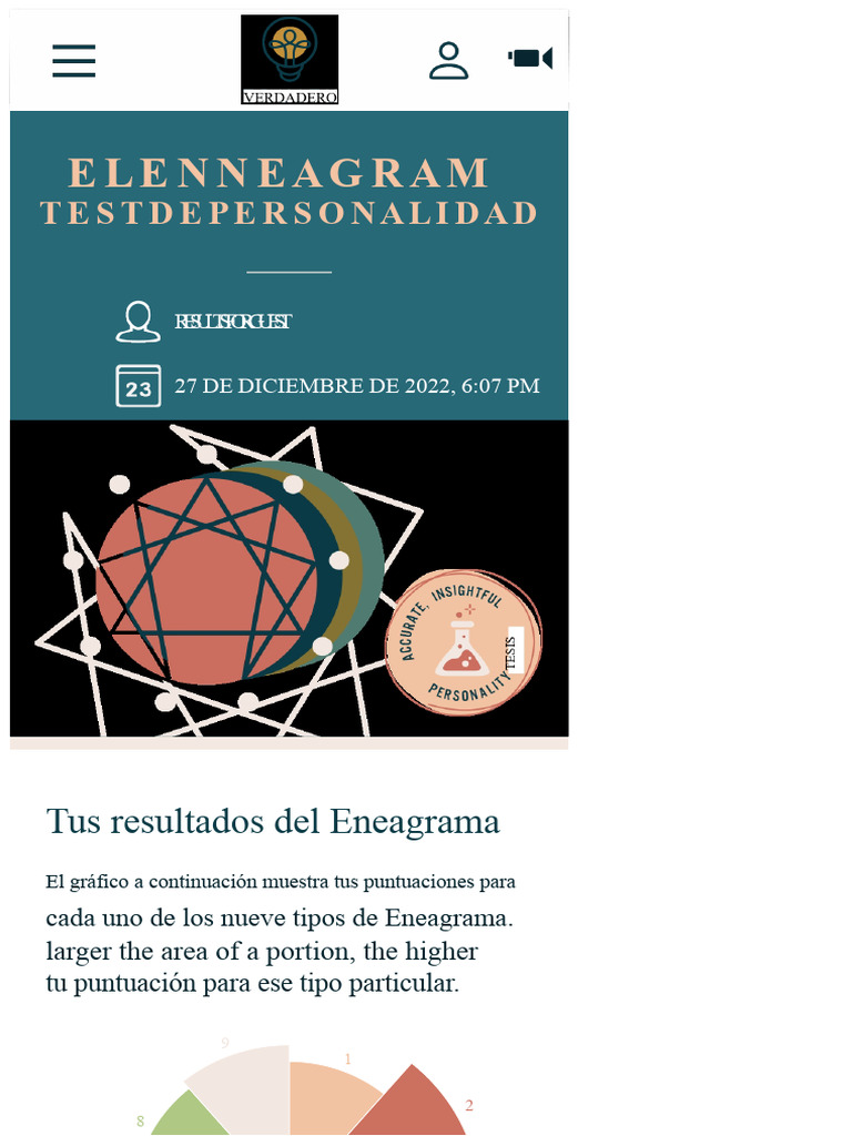 El Test de Personalidad Del Eneagrama Truity | PDF