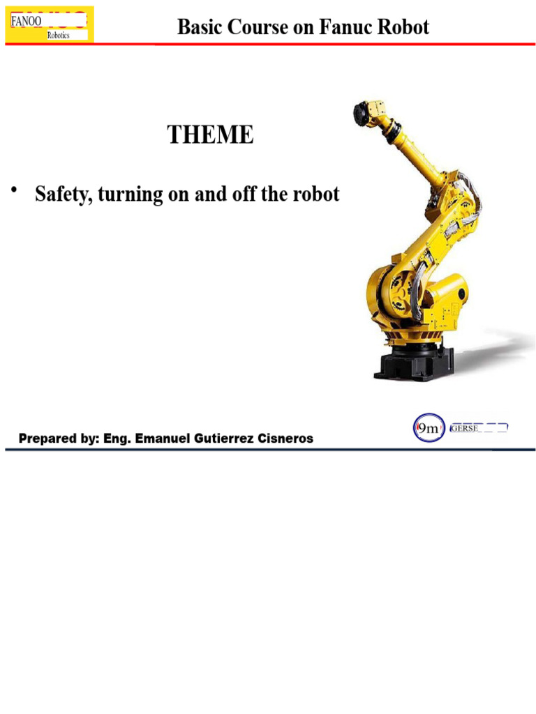 Turning On and Off The Robot | PDF