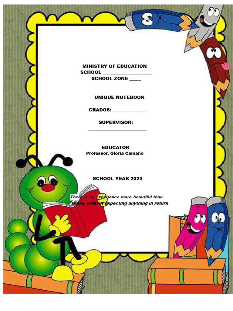 Unique, Editable Notebook 2024 | PDF