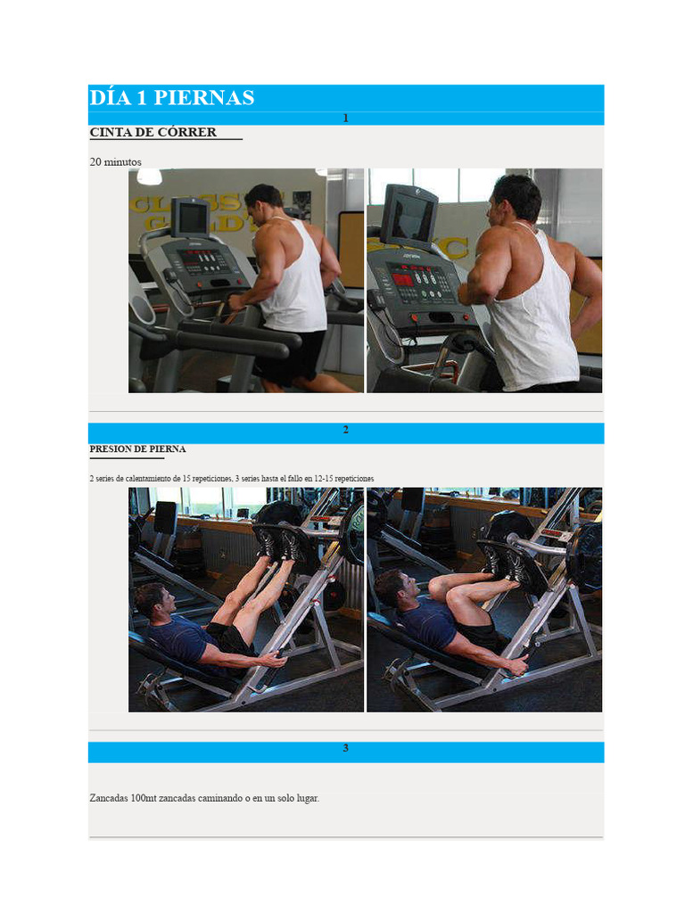 Entrenamiento de Kris Gethin | PDF | Entrenamiento con pesas ...