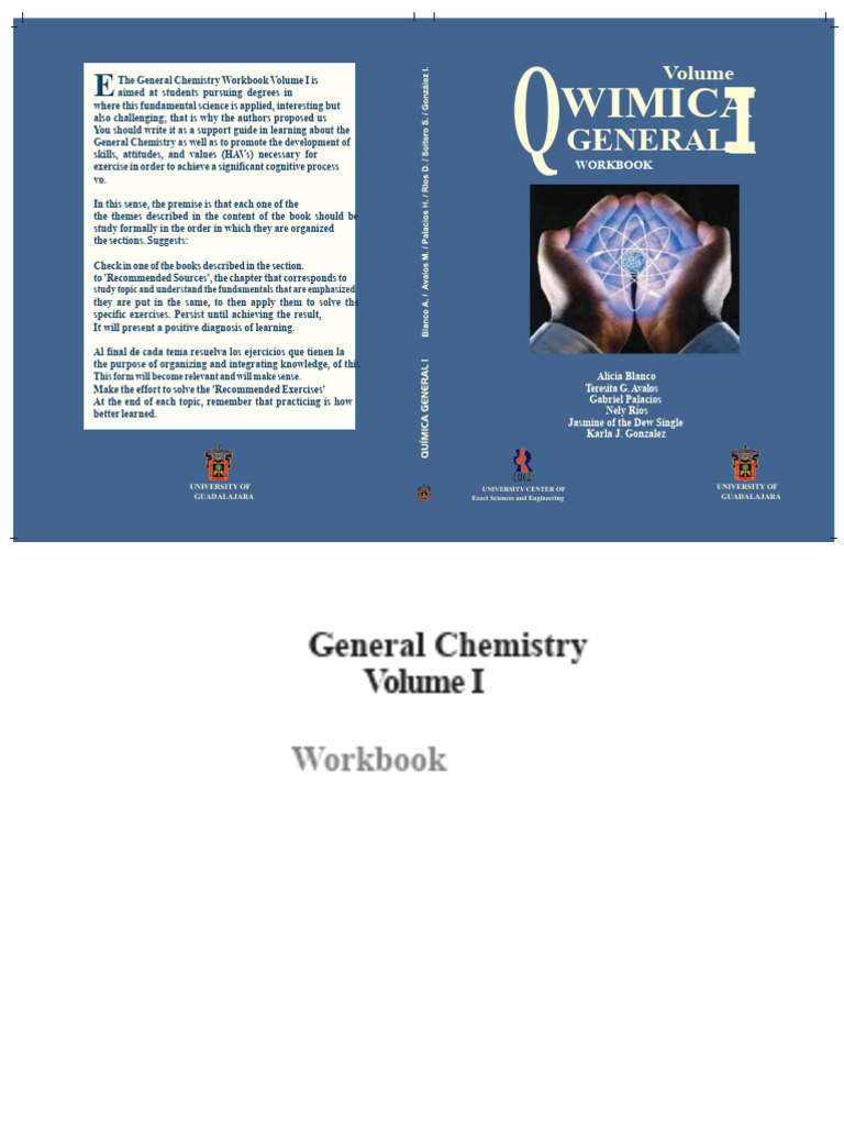 General Chemistry Workbook Volume I | PDF | Ion | Atoms