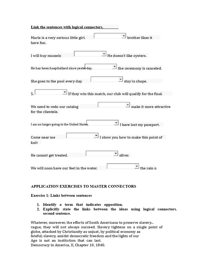 Logical Relationship Exercises-1 | PDF