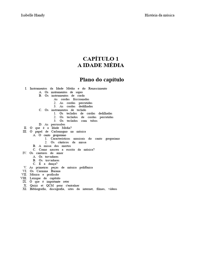 Instrumentos Musicais da Idade Média | PDF | Instrumentos de corda ...