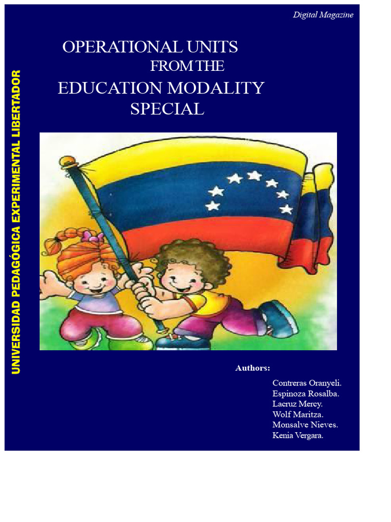 Operational Units of The Special Education Modality | PDF | Special ...