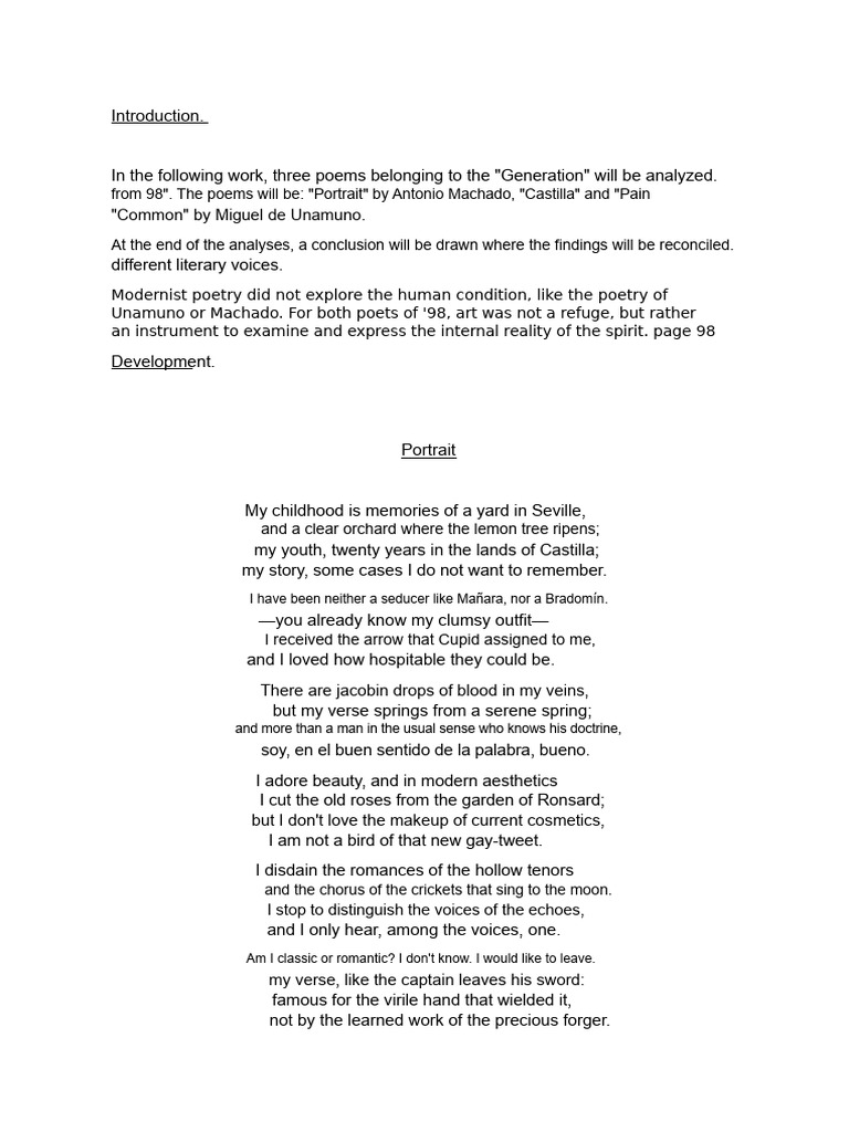 Analysis of '98 Generation Poems | PDF | Poetry | Metre (Poetry)