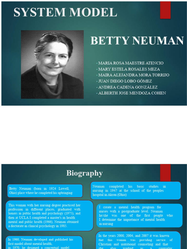Neuman Systems Model Overview | PDF | System | Nursing