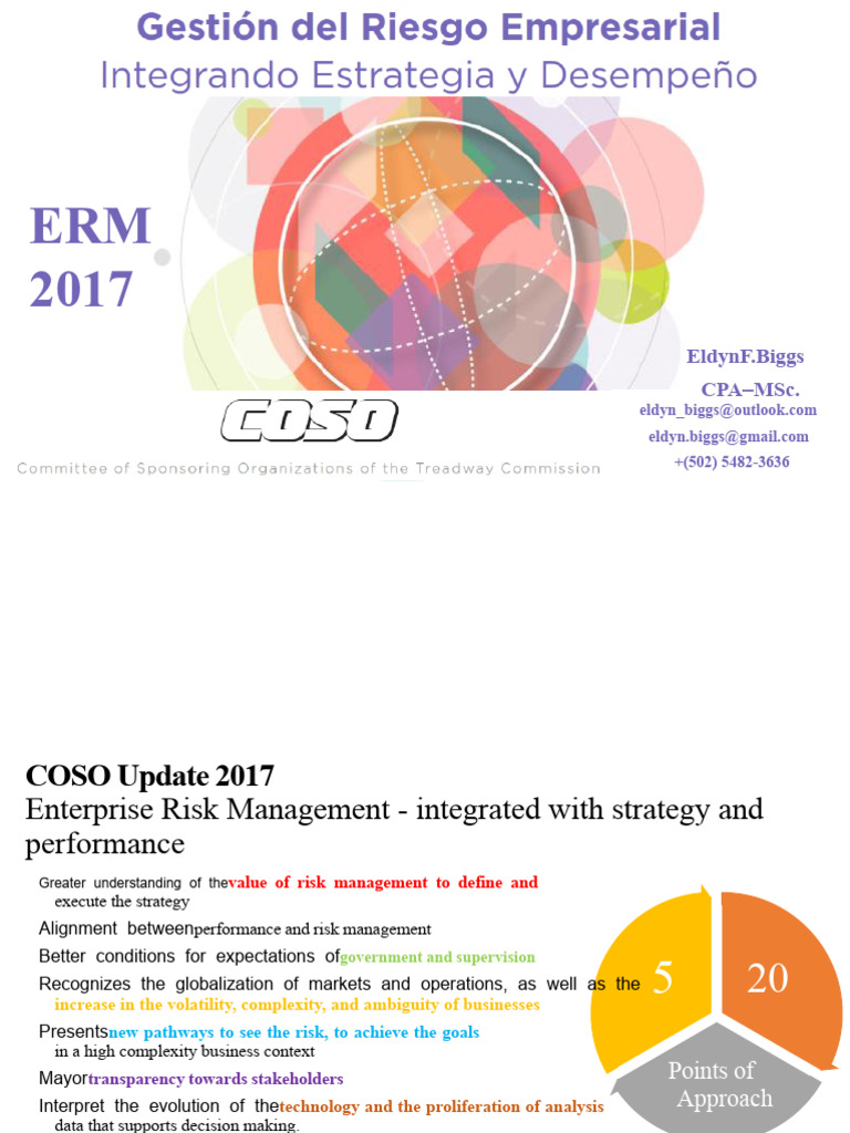 Generalities - COSO ERM - 2017 - Eldyn F Biggs | PDF | Risk Management ...