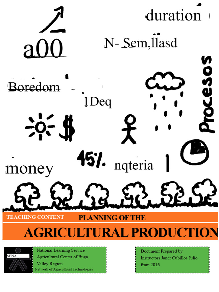 Agricultural Production Planning | PDF | System | Agriculture