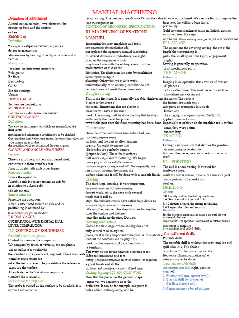 manual machining | PDF | Machining | Drill