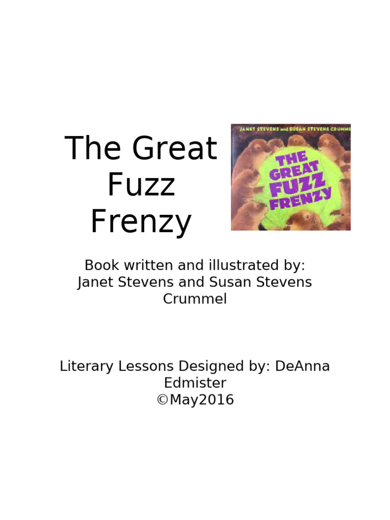 TheGreatFuzzFrenzy-1 | PDF | Linguistics | Grammar