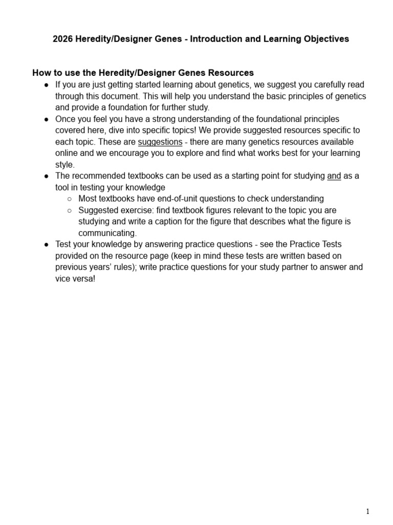 26 Heredity Designer Genes Overview | PDF | Meiosis | Dominance (Genetics)