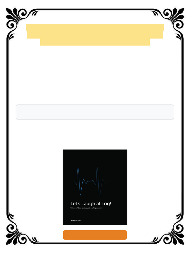 Let s Laugh at Trig A Simple Introduction to Trigonometry 1st Edition ...