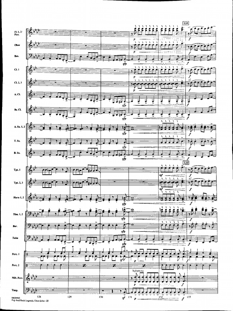 Elton John - Ricketts - Score 2 | PDF