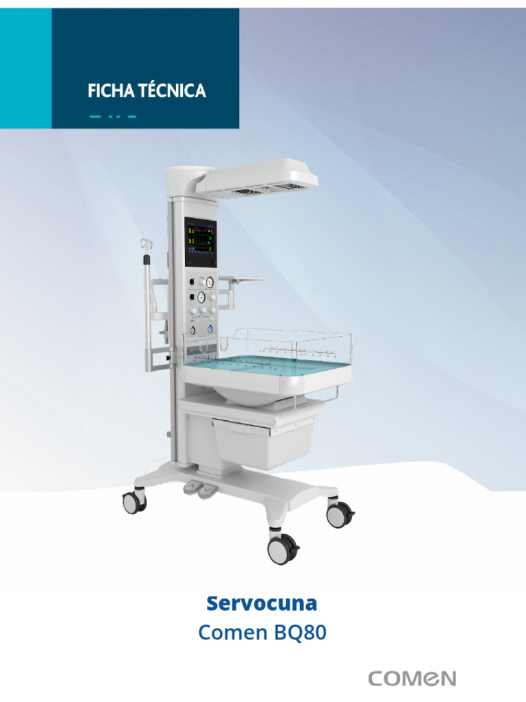 Ficha BQ80 Servocuna Leex | PDF | Infrarrojo | Reanimación cardiopulmonar