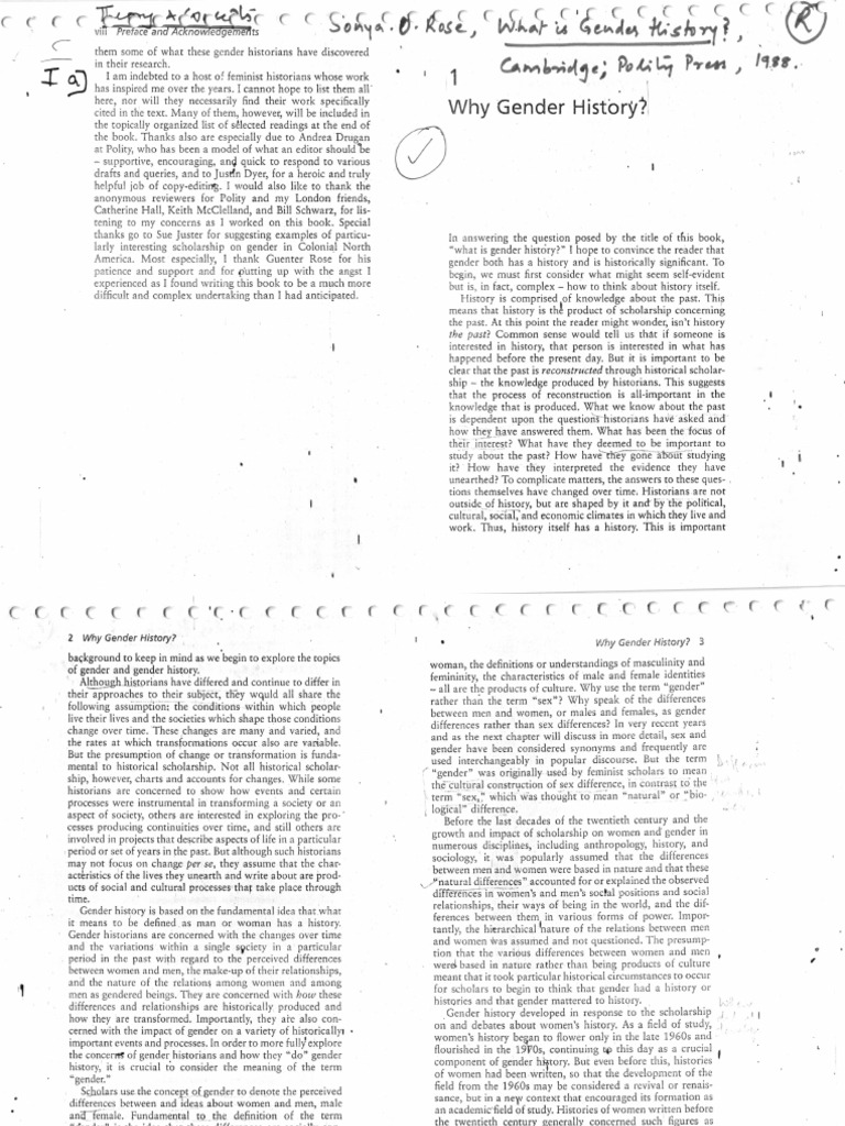 Understanding Gender History | PDF | Critical Theory | Social Ideologies