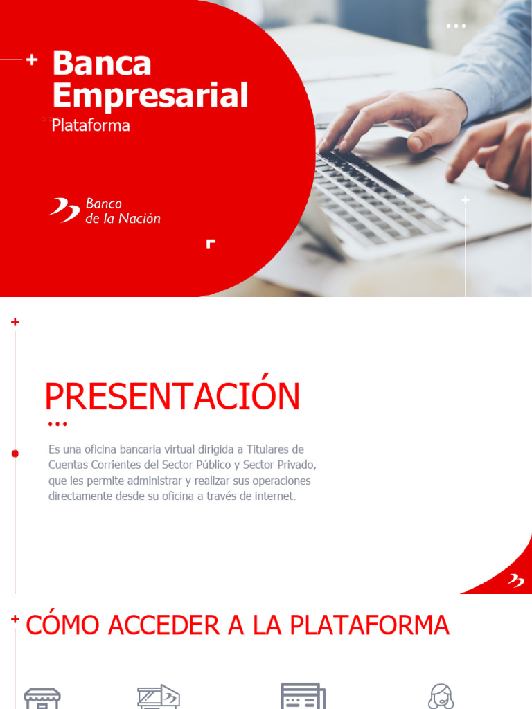 Guía de Servicios Plataforma Banca Empresarial | PDF | Bancos ...