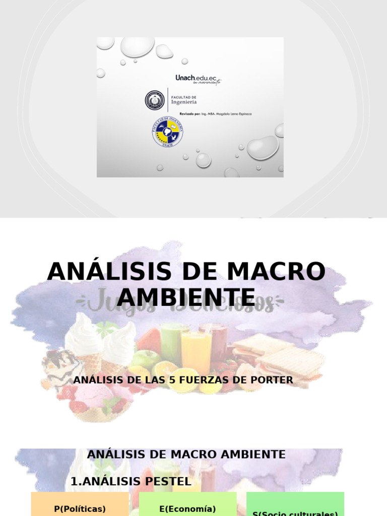 4. Analisis Del Macro Ambiente | PDF | Análisis FODA | Precios