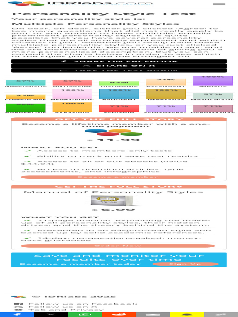 Personality Style Test 2 | PDF