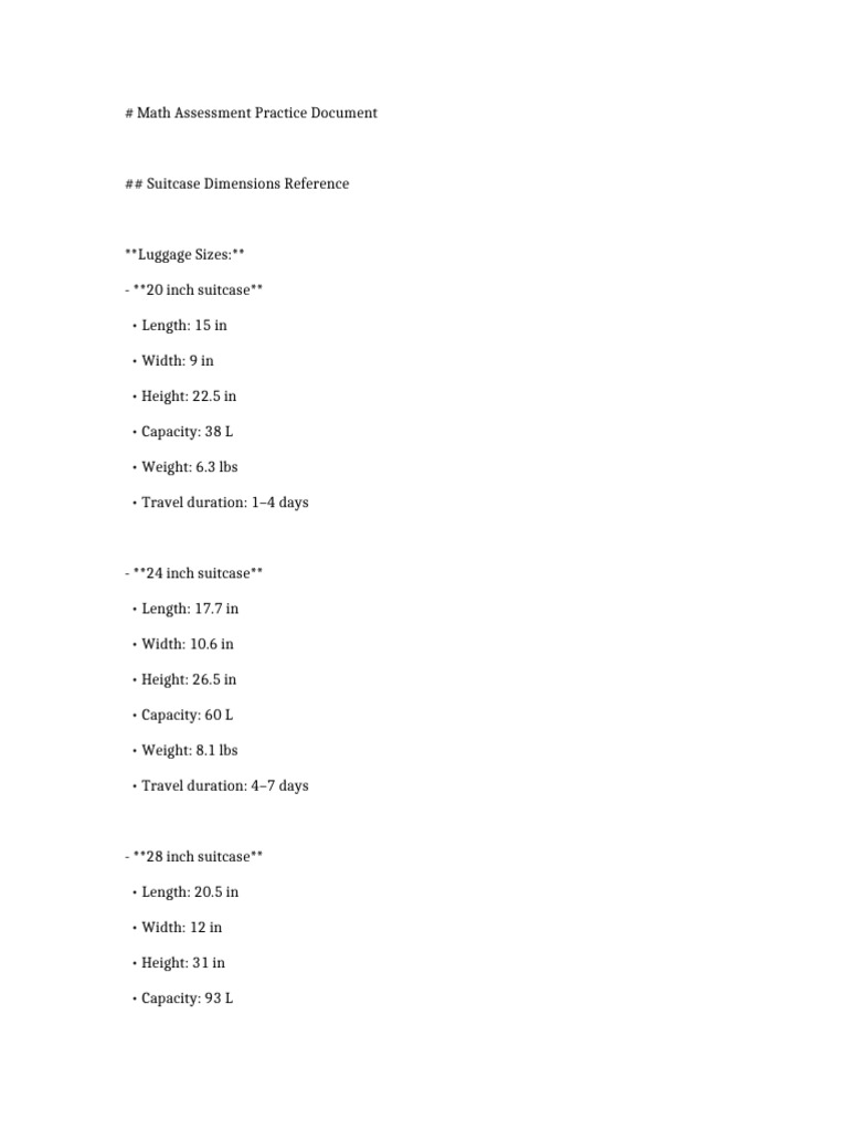 Math Assessment Practice 1 | PDF