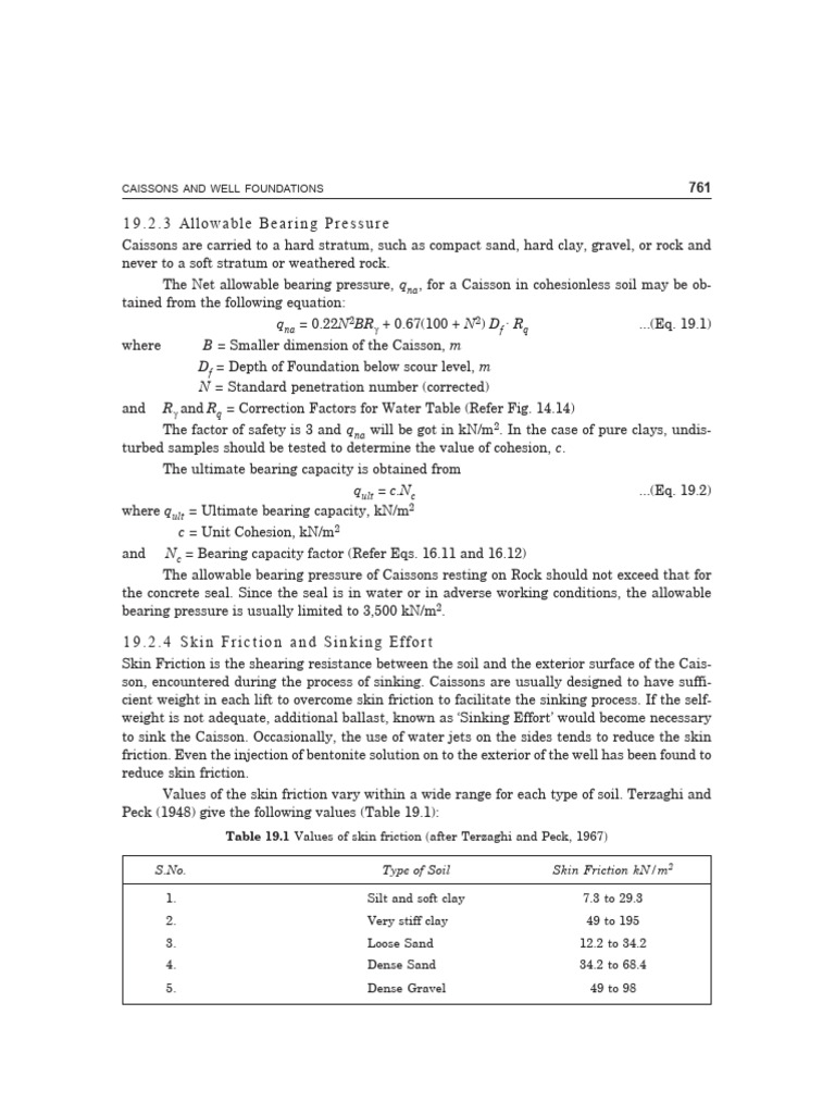 Caissons: Design and Construction Guide | PDF | Buoyancy | Civil ...
