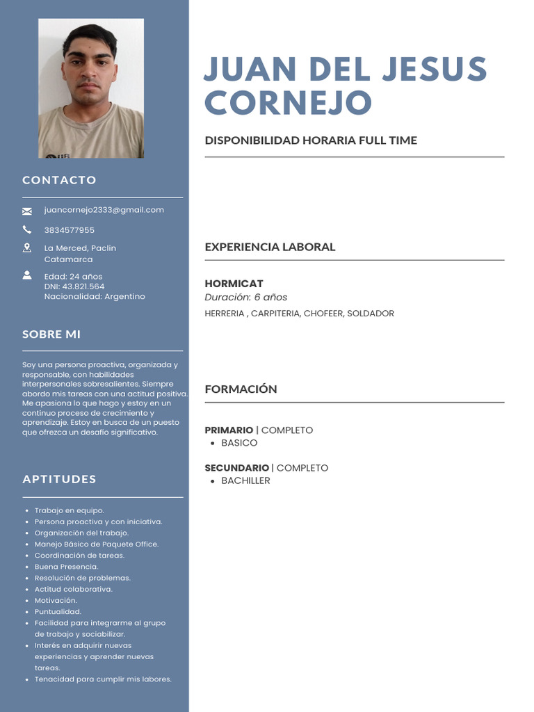 CV Juan Del Jesús Cornejo - 20251203 - 112433 - 0000 | PDF